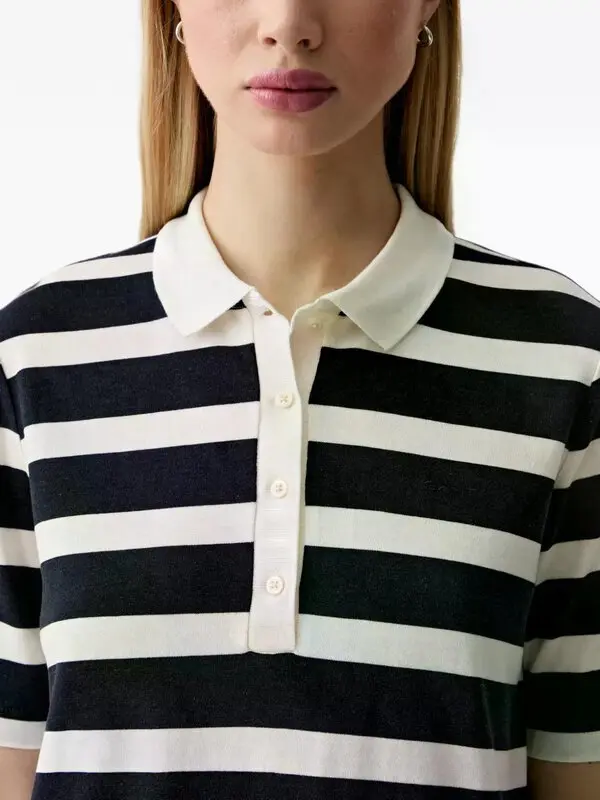 Gant Striped Short-sleeve Polo Shirt