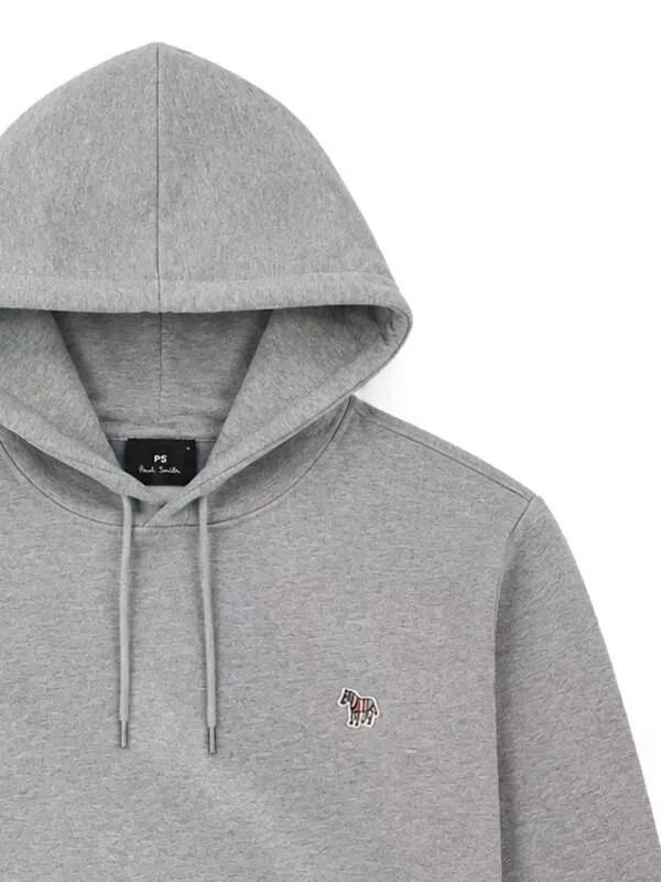 Paul Smith Zebra-patch Hoodie - Grey