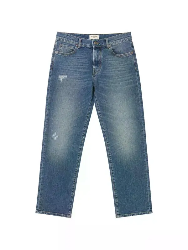 Jacob Cohen Monogram-pattern Distressed Jeans - Blue
