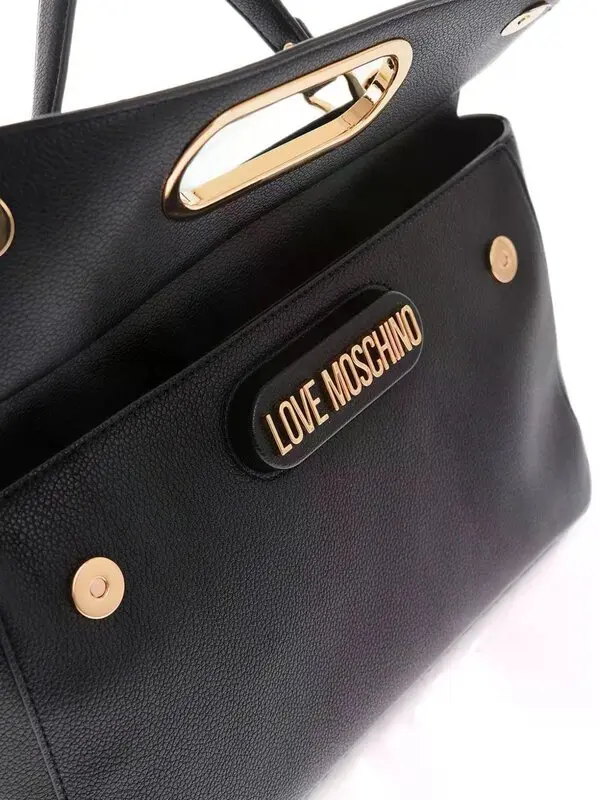 Moschino Logo-plaque Tote Bag
