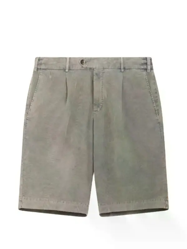PT TORINO Pleated Shorts - Grey