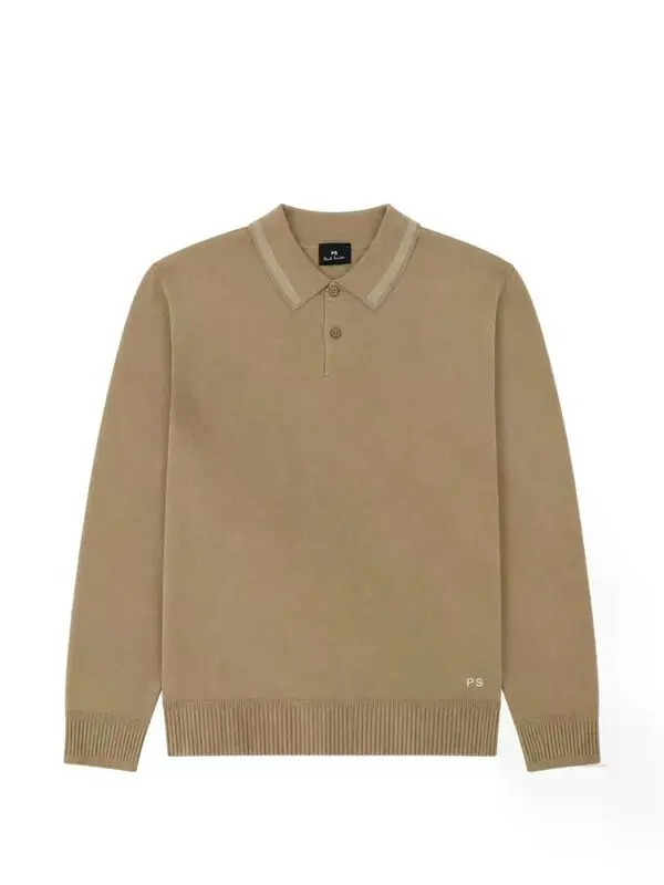 Paul Smith Long-sleeve Polo Shirt - Neutrals