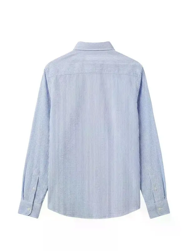 BASTONCINO Striped Long-sleeve Shirt - Blue