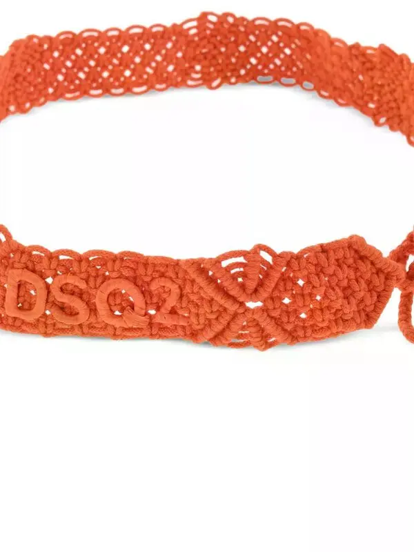 Dsquared2 Macramé Tassel Belt
