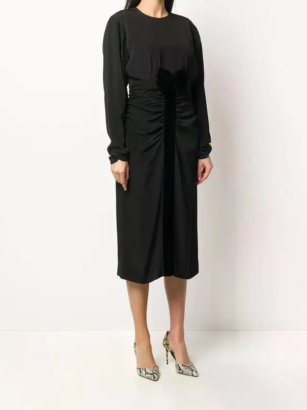 Nina Ricci Gathered Bow Dress