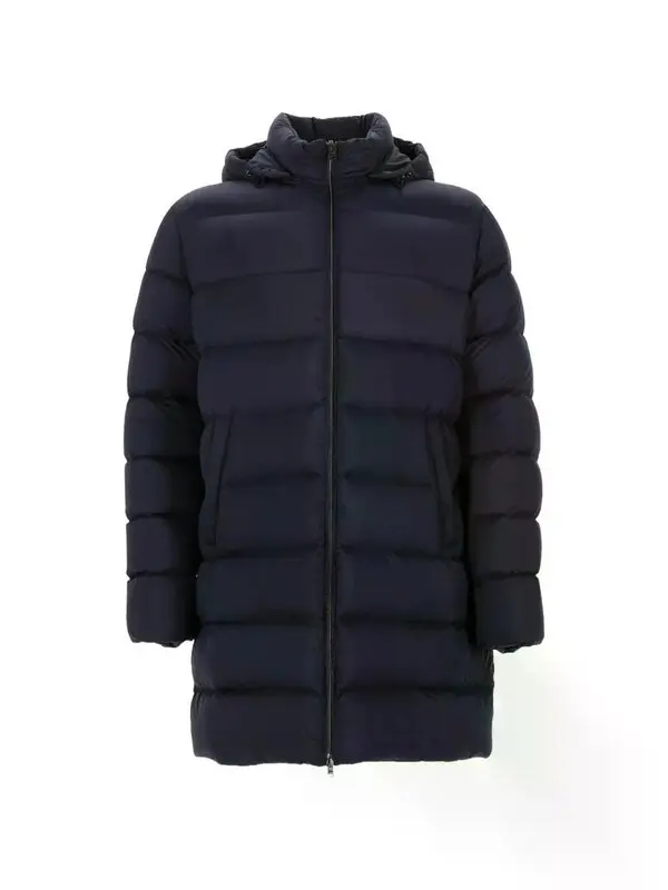 Herno Hooded Padded Jacket - Blue