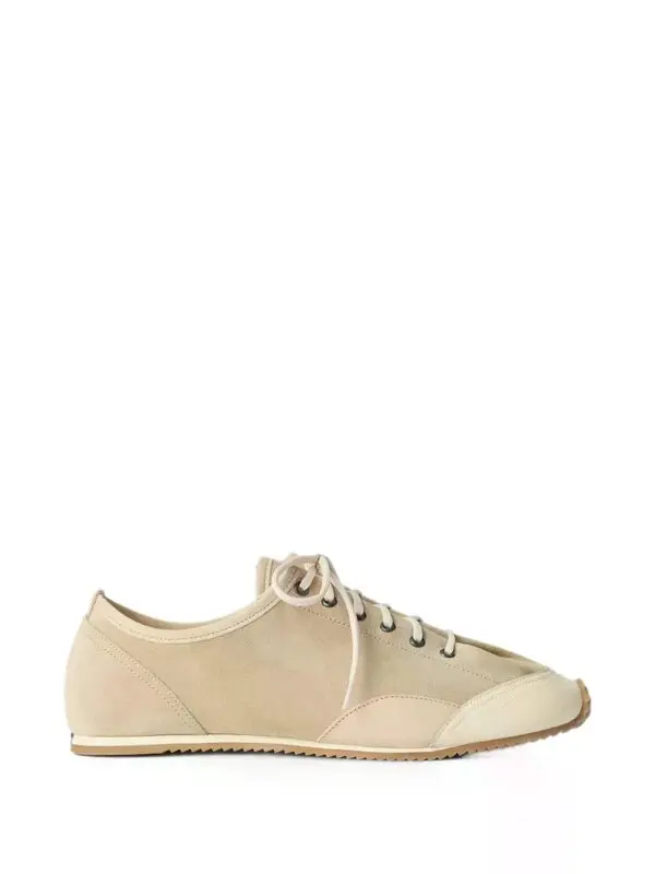 LEMAIRE Gummy Grips Sneakers In Mixed Leathers - Neutrals