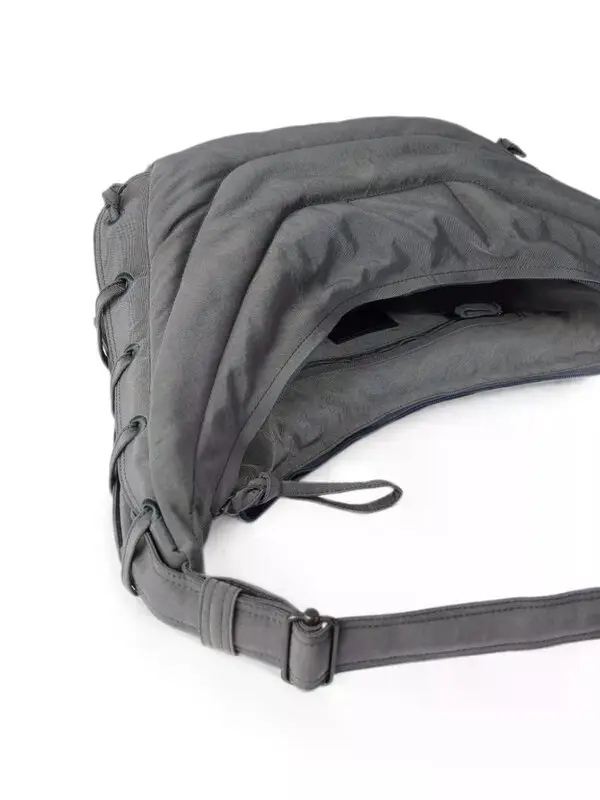 LEMAIRE Medium Soft Game Bag In Nylon Canvas - Blue