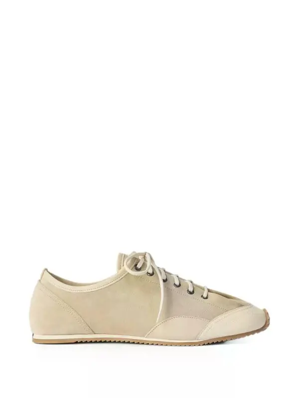 LEMAIRE Gummy Grips Sneakers In Mixed Leathers - Neutrals
