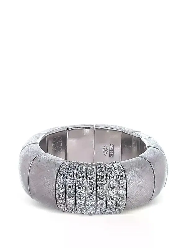 Roberto Demeglio Diamond Stretch Ring - Silver