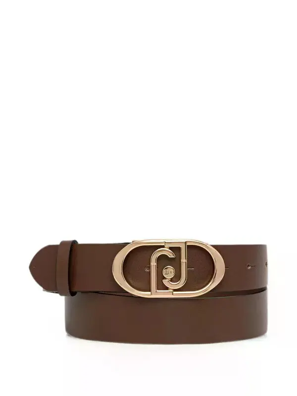 Liu Jo Logo-plaque Leather Belt - Brown