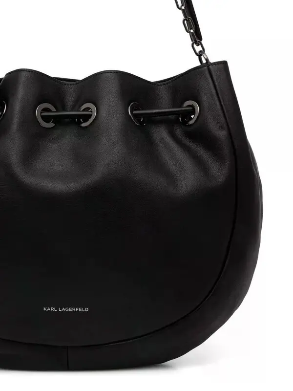 Karl Lagerfeld Logo-plaque Drawstring-fastening Tote Bag