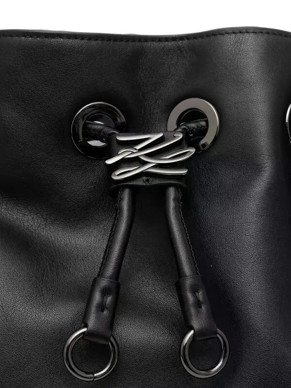 Karl Lagerfeld Logo-plaque Drawstring-fastening Tote Bag