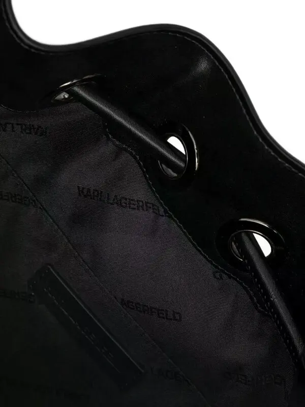 Karl Lagerfeld Logo-plaque Drawstring-fastening Tote Bag