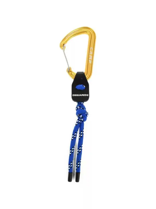 Dsquared2 Carabiner Rope Keychain - Blue