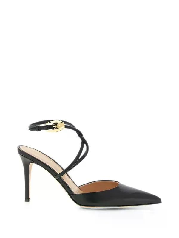 GIANVITO ROSSI Jungle Mamba Asymmetric Pumps - Black