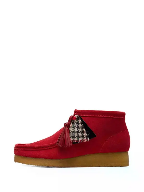 Clarks Wallabee Tassel-detail Ankle Boots - Red