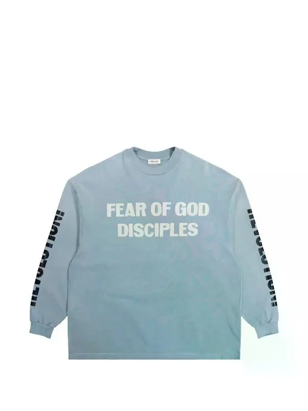 Fear Of God Disciple Graphic-print T-shirt - Blue