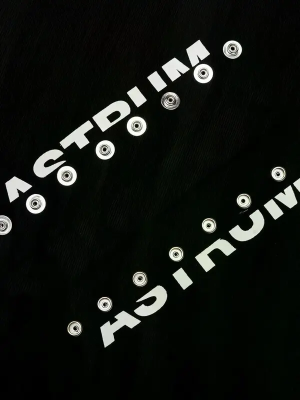 Astrum Rivet Logo-print Shirt - Black