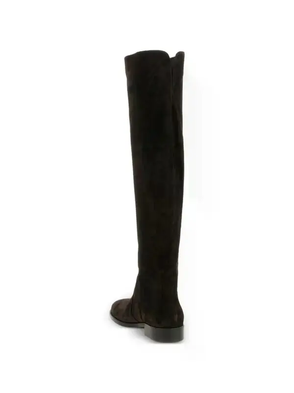GIANVITO ROSSI Zayne Suede Boots - Brown