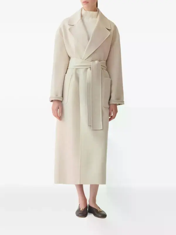 Fabiana Filippi Belted Notch-lapels Coat