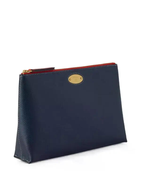 Mulberry Small Logo-plaque Cosmetic Pouch