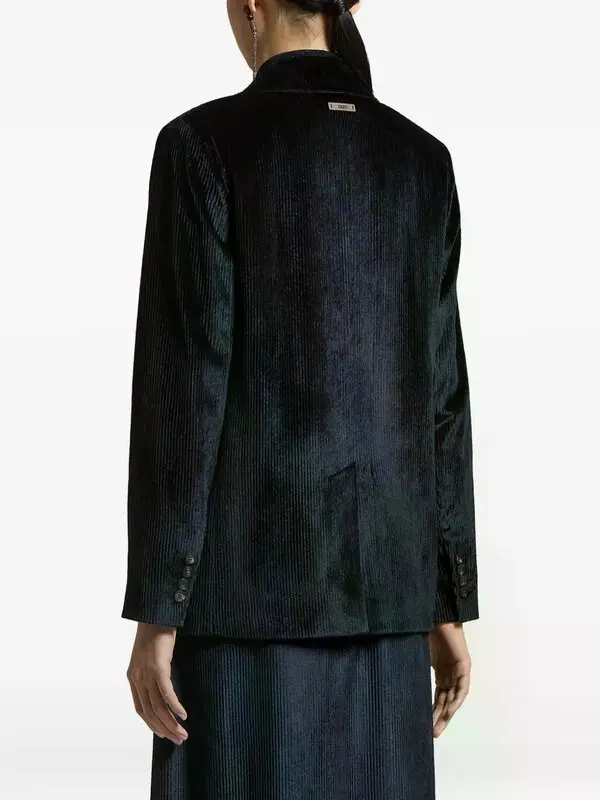 Peserico Corduroy Single-breasted Jacket