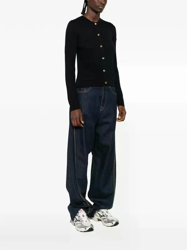 Moncler Ribbed-knit Button-up Cardigan