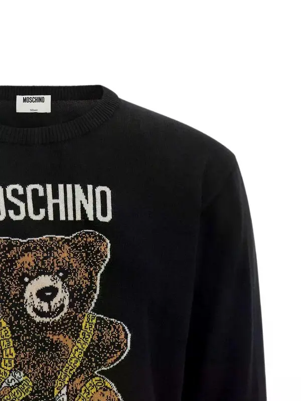 Moschino Teddy Bear Inlay Sweater