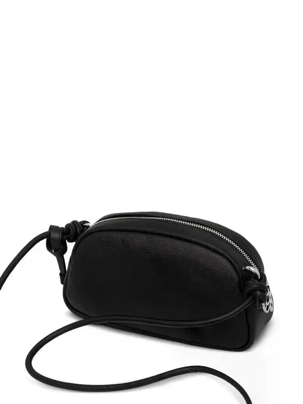Karl Lagerfeld Logo-plaque Pebbled-texture Crossbody Bag