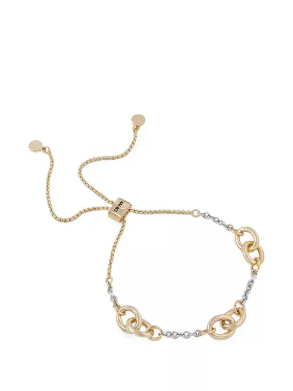 Dkny Alani Two-tone Chain-link Bracelet - Gold