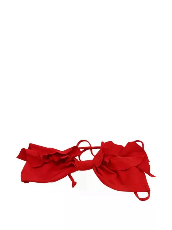 Marysia Zuma Ruffled Bikini Top - Red