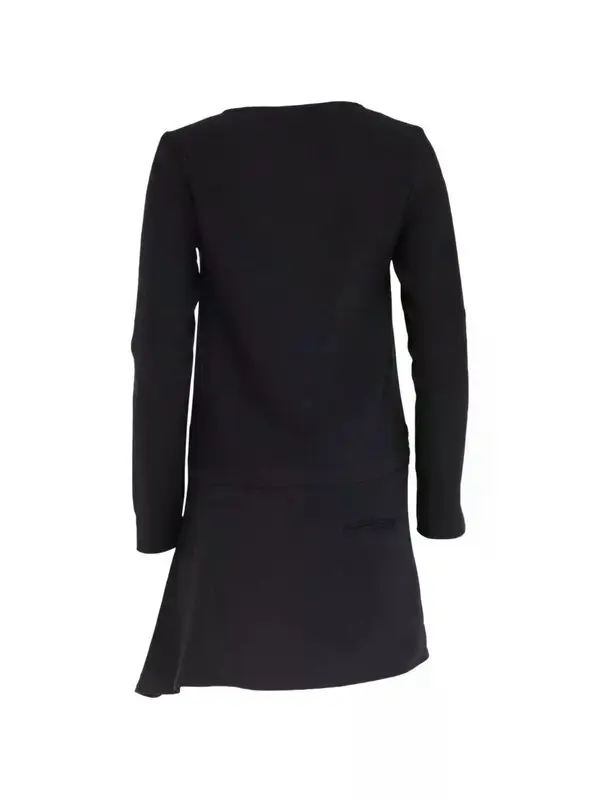 Ba&sh Asymmetric Long-sleeve Dress