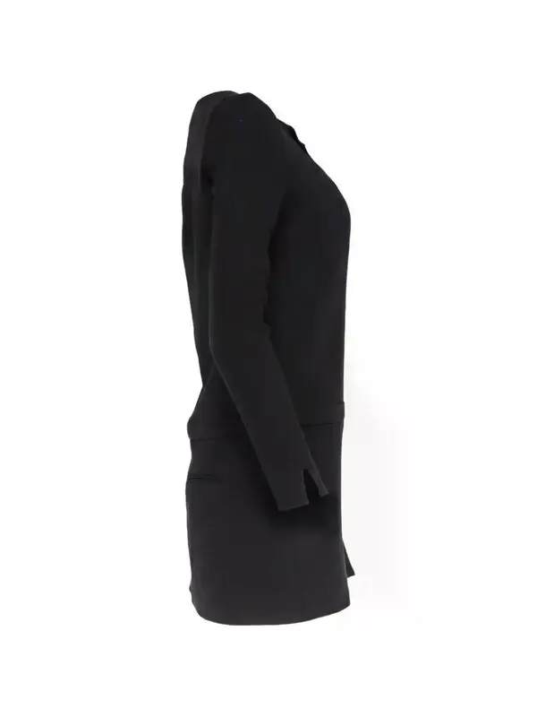 Ba&sh Asymmetric Long-sleeve Dress