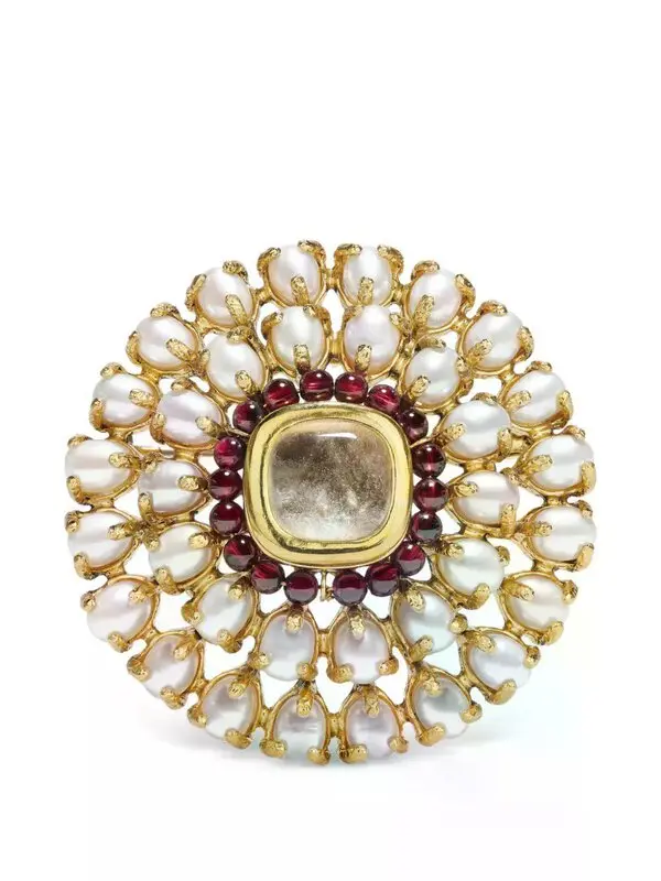 GOOSSENS Perles Baroques Brooch - Gold