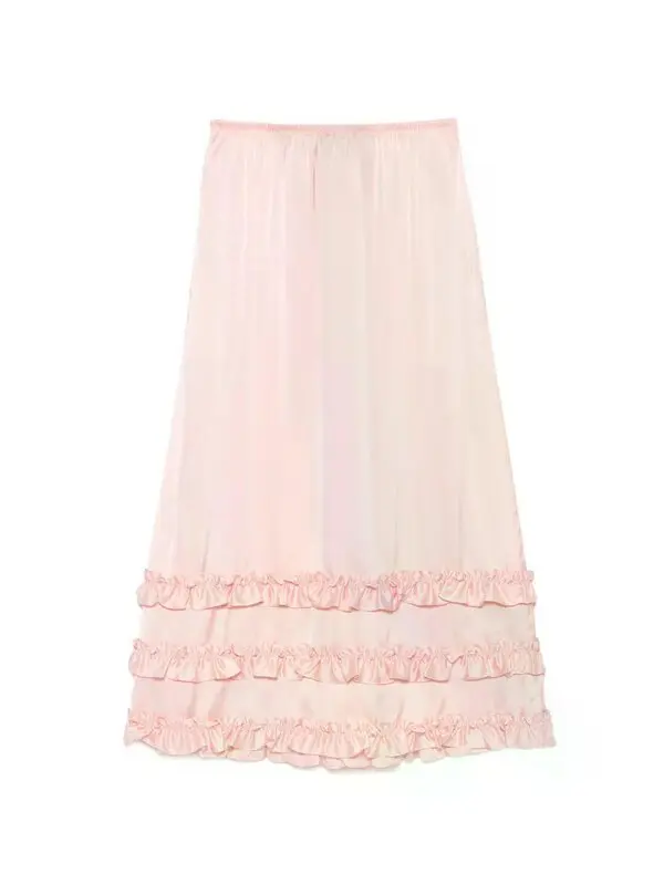 Simone Rocha Ruffled Tiered Maxi Skirt