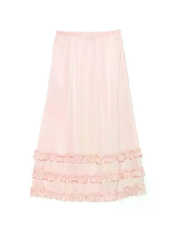 Simone Rocha Ruffled Tiered Maxi Skirt