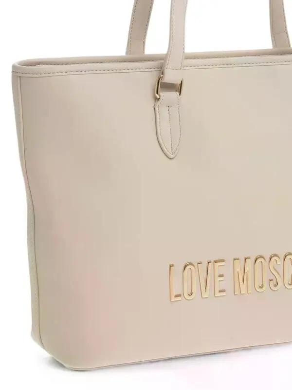 Moschino Love Logo-embossed Tote Bag