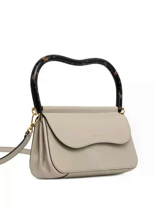COCCINELLE Tortoiseshell-effect Handle Leather Tote Bag