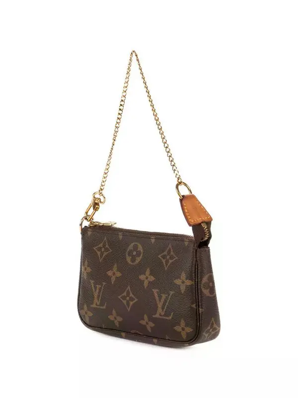LOUIS VUITTON Mini Pochette Shoulder Bag - Brown