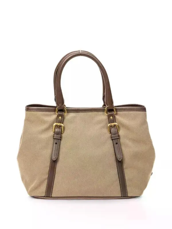 Prada Logo Jacquard Tote Bag
