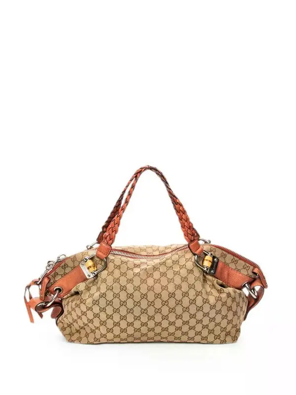 Gucci Bamboo Bar Boston Tote Bag