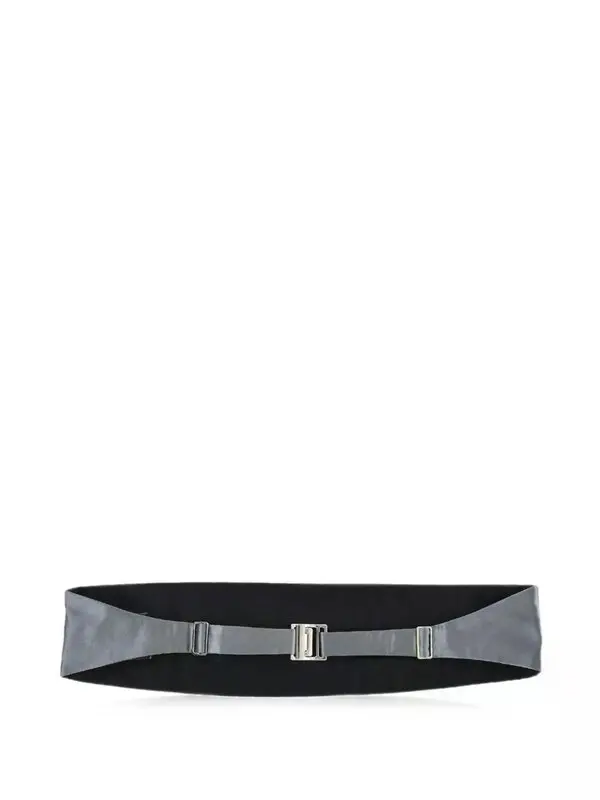 Corneliani Pleated Satin Cummerbund - Grey