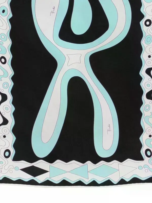 Emilio Pucci 2000s Abstract-print Scarf