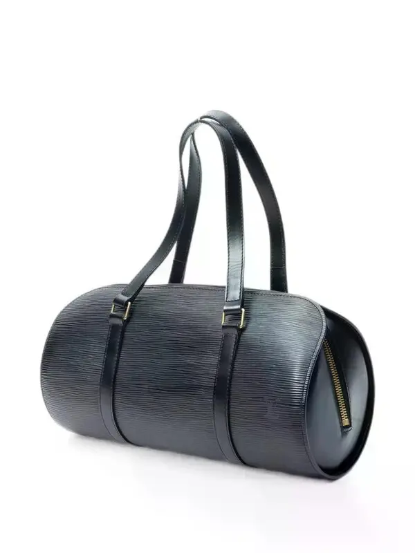 LOUIS VUITTON Soufflot Epi Leather Shoulder Bag - Black
