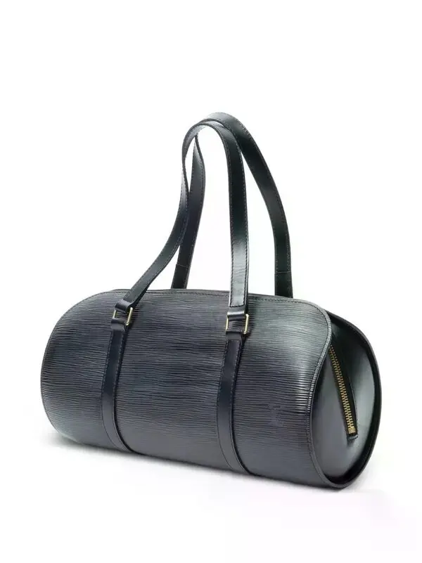 LOUIS VUITTON Soufflot Epi Leather Shoulder Bag - Black