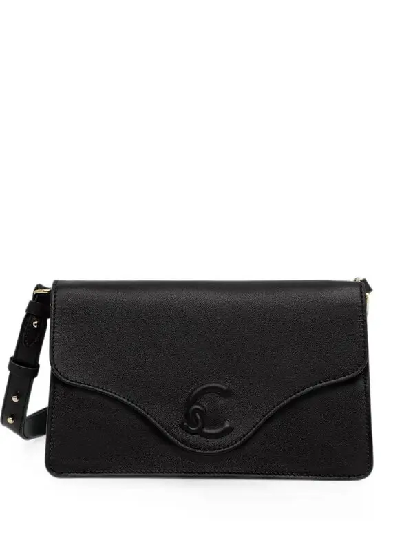 COCCINELLE Logo-plaque Shoulder Bag - Black