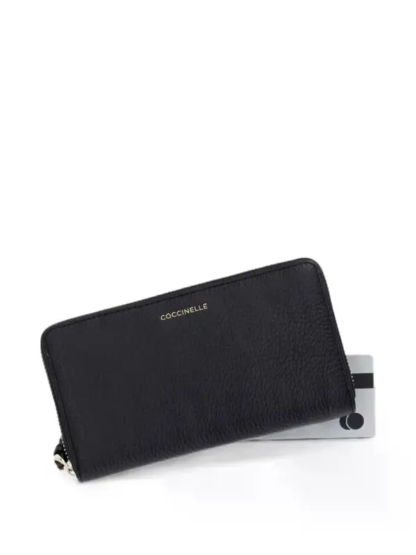 COCCINELLE Grained-leather Zip-around Wallet