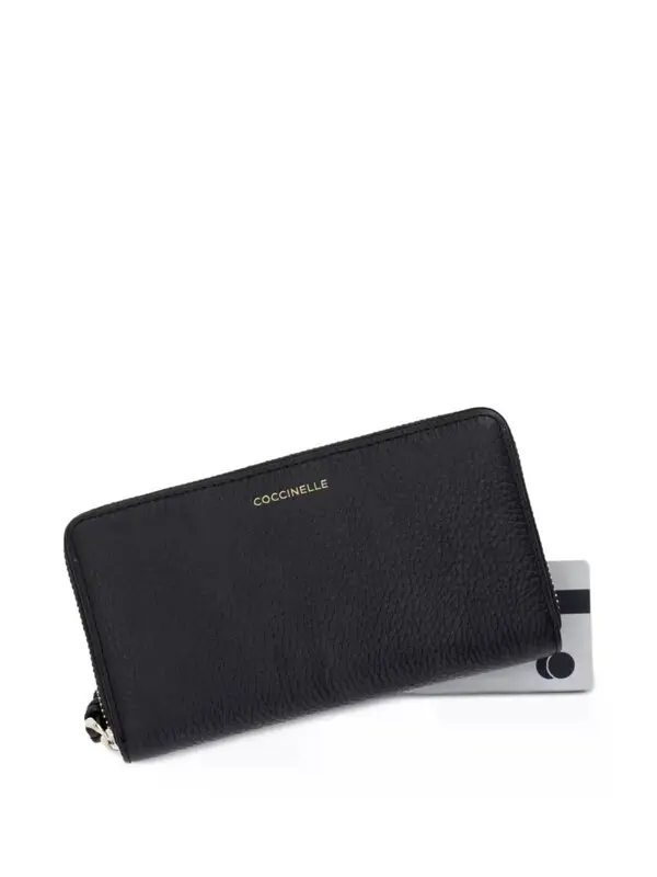 COCCINELLE Grained-leather Zip-around Wallet