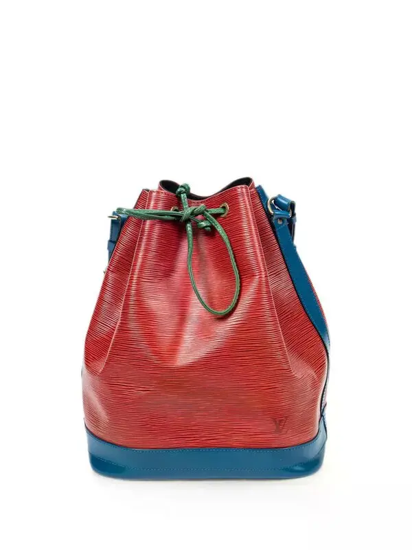 LOUIS VUITTON Gm Noe Leather Shoulder Bag - Red